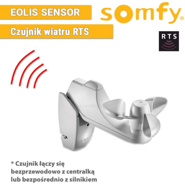 Eolis Sensor RTS radiowy czujnik wiatrowy ze wskaźnikiem LED 1816066